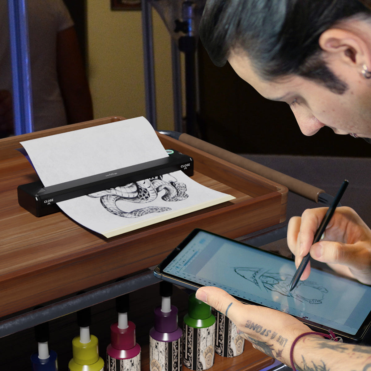 10 Touching Tattoo Ideas to Pay Tribute to Dad Using the Peripage P90 ...